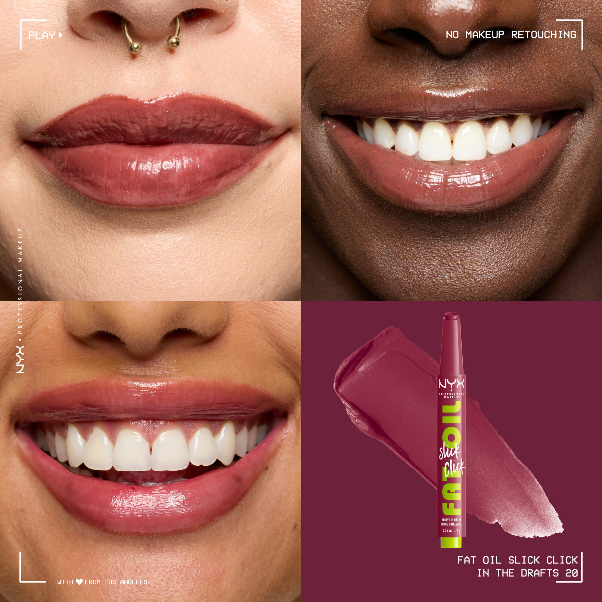 Fat Oil Slick Click : Baume à Lèvres Teinté | NYX PM