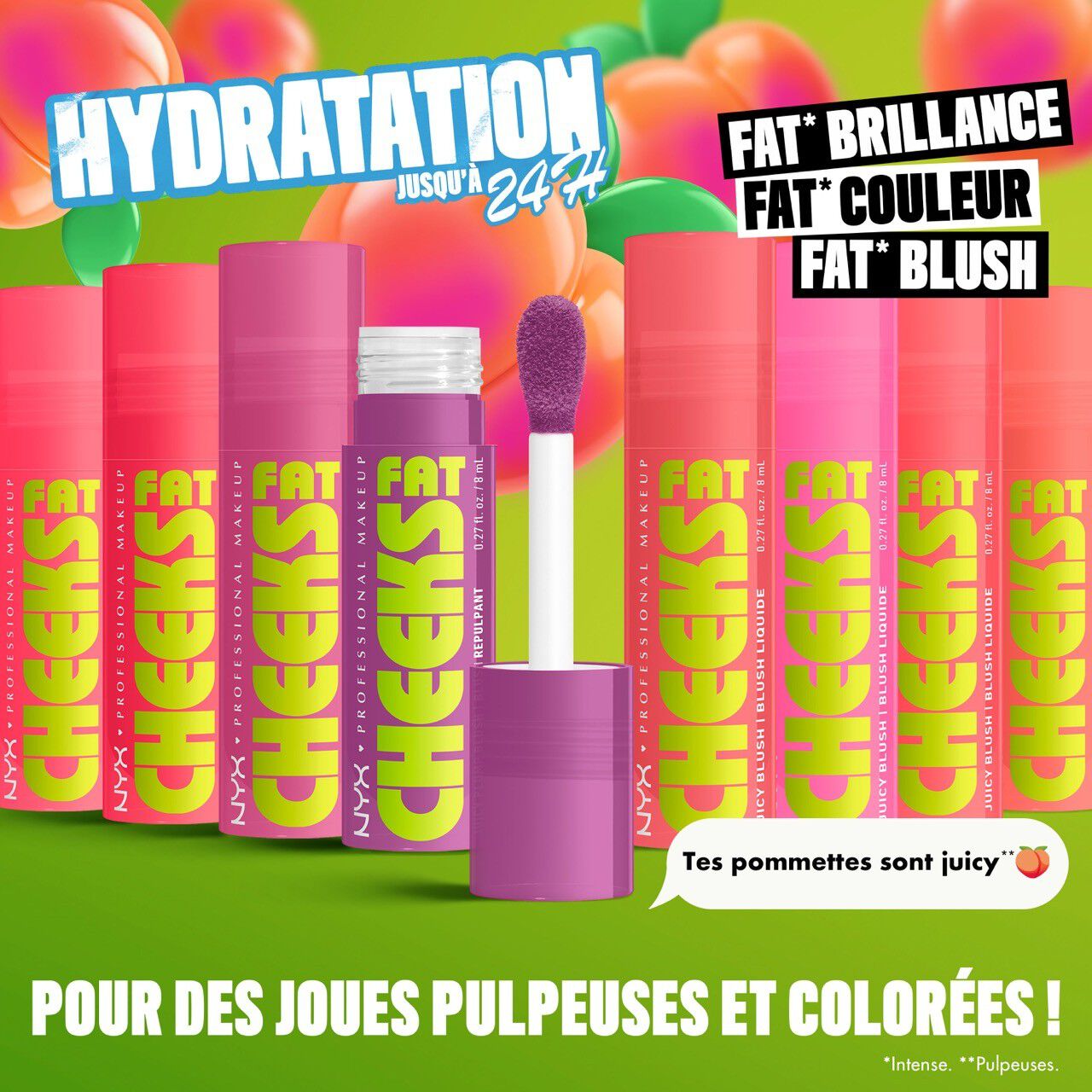 Blush liquide FAT CHEEKS | NYX Professional Makeup